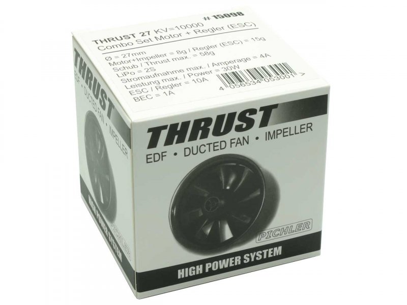 THRUST EDF Power Set + 30A ESC Ø 40mm | KV=8600, 65,00