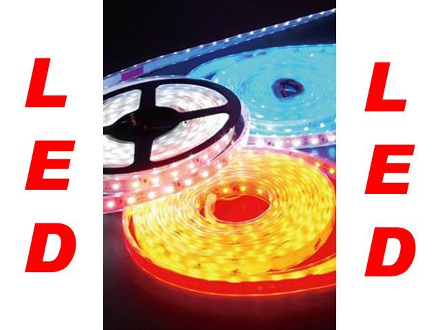 LED strip 4mm / 6-8V red (5m roll), 29,95