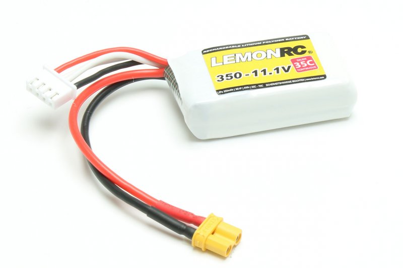 LiPo battery LEMONRC 350 - 11.1V (35C), 10,95