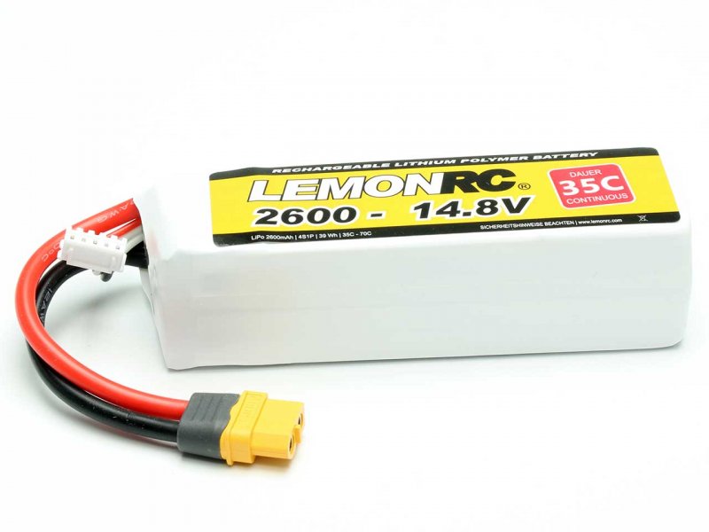 LiPo Akku LEMONRC 2600 - 14.8V (35C), 44,95