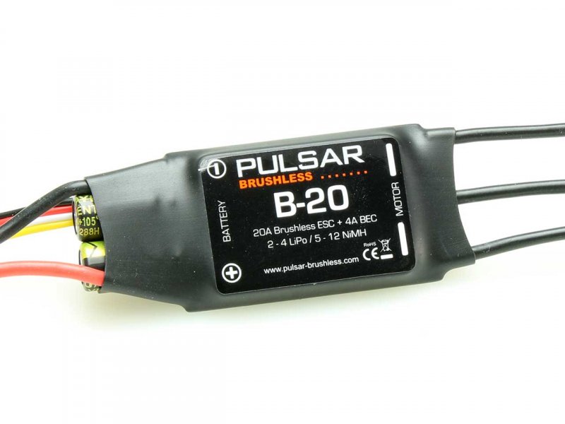 Brushless Speed Controller ESC PULSAR B-20, 19,95