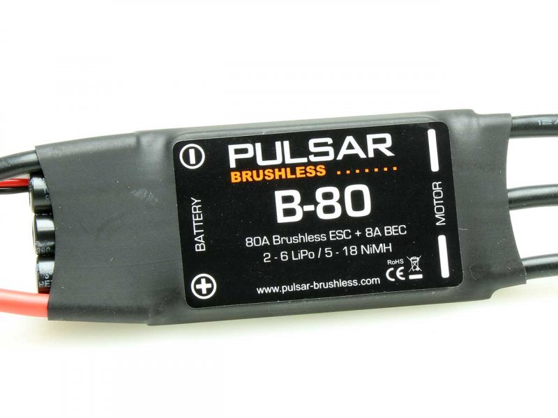 Brushless Regler PULSAR B-80, 57,95