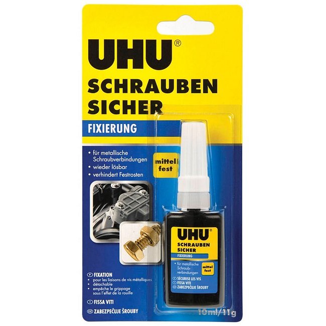 Uhu Schraubensicher Spezialkleber mittelfest / 11 Gramm, 10,95