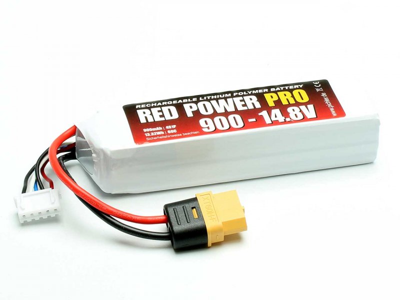 LiPo Akku RED POWER PRO 900 - 14,8V, 33,95