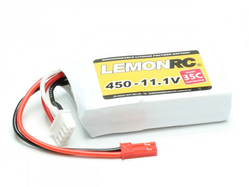LiPo Akku LEMONRC 450 - 11.1V (35C) JST, 11,95