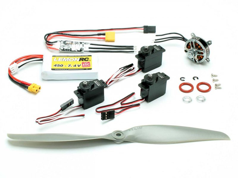 Antrieb + Servos Giles 202, 105,00