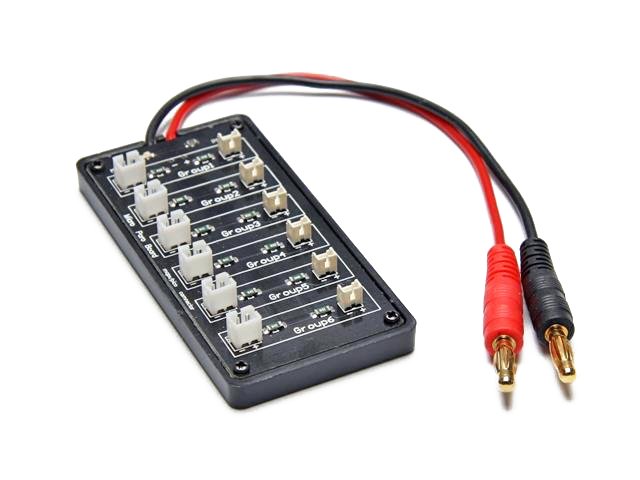 Charging adapter x6 MCX, MCPX plug, 15,45