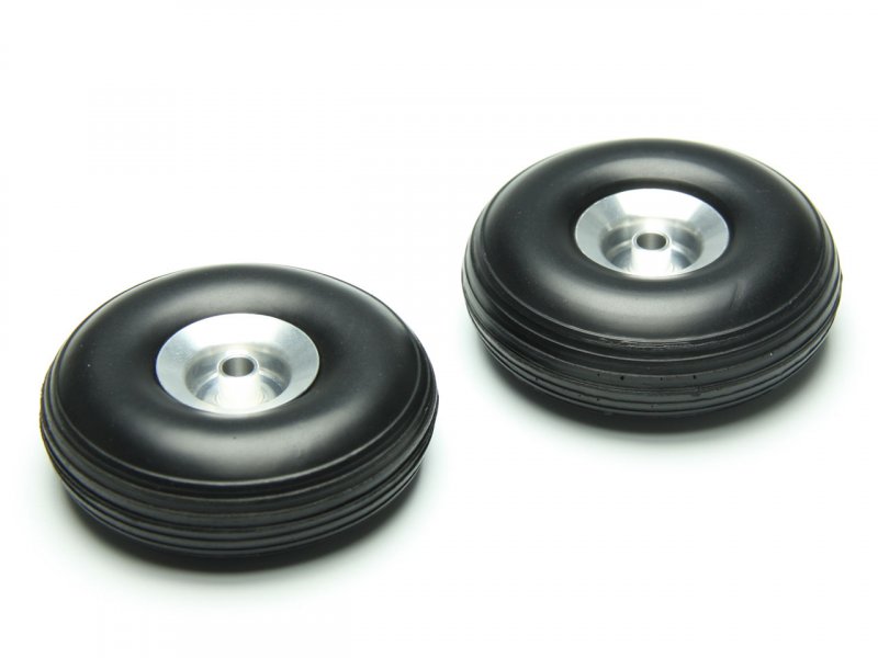 Balloon wheels with chrome rim 32 mm (2 pcs.), 10,95