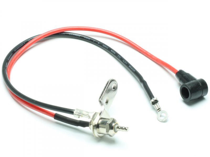 Glow Plug Cable w/ Remote Connector, 8,55